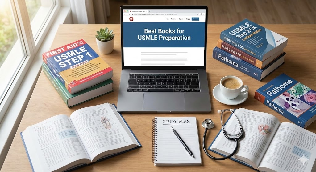Best Books for USMLE Preparation 2026 | Step 1, Step 2 CK & Step 3